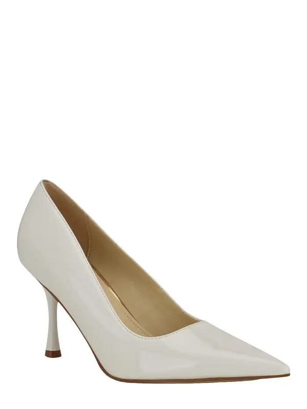 Nine West Pointed Toe Pumps - White