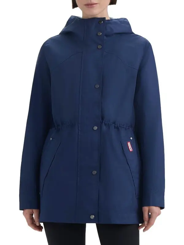 Hunter Adela Hooded Waterproof Jacket - Midnight