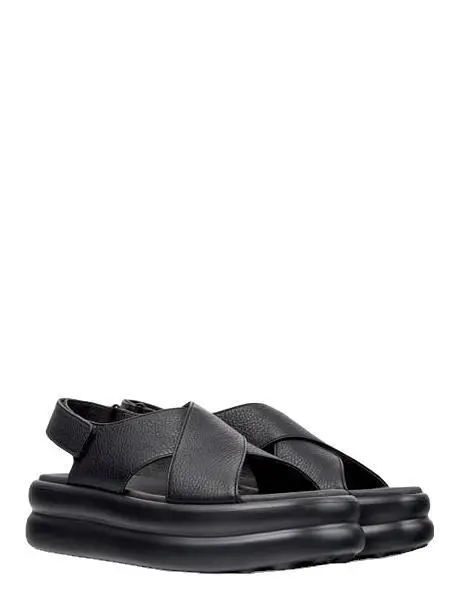 Camper Pelotas Flota Up Platform Sandals - Black