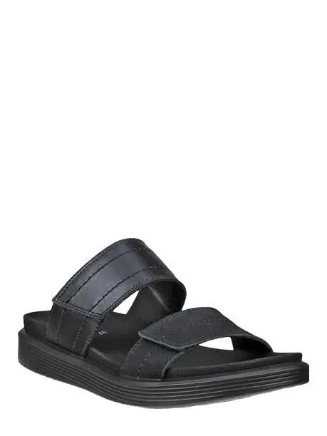 Ecco Soft Mule Sandal - Black/black