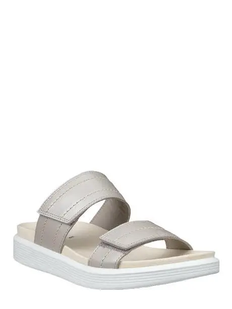 Ecco Soft Mule Sandal - Pure Cashmere Metallic