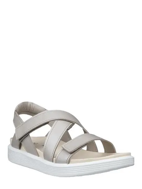 Ecco Soft Cross Strap Sandal - Pure Cashmere Shimmer