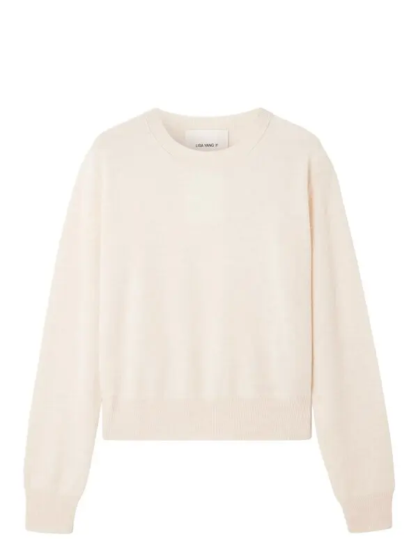 LISA YANG Greer Cashmere Sweater - Neutrals