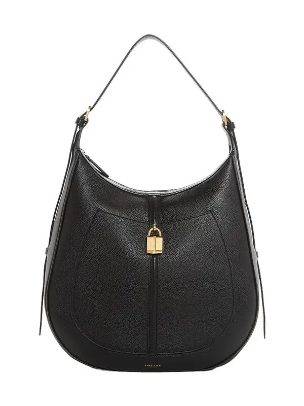 DEMELLIER Siena Small Leather Hobo Bag - Black