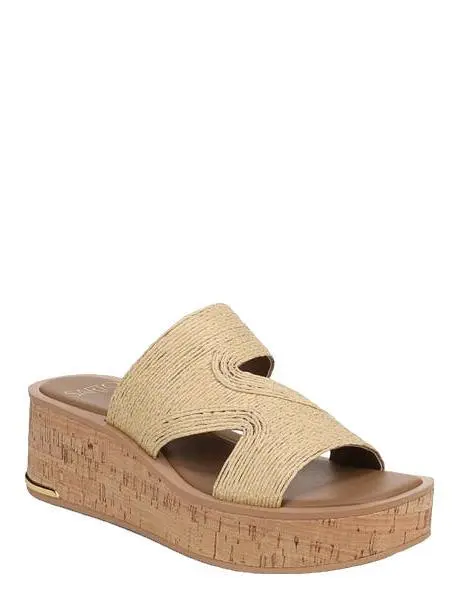 Franco Sarto Tahani 2 Platform Wedge Sandal - Natural