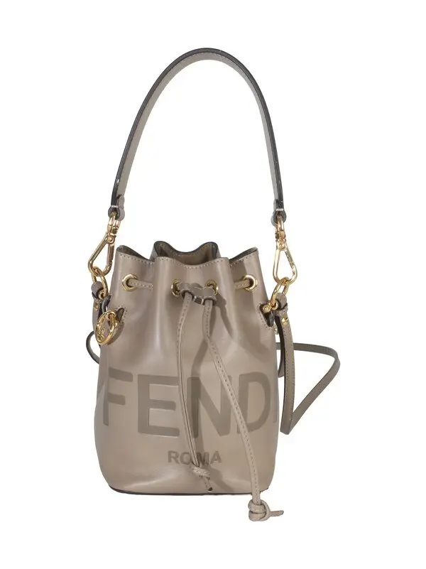 Fendi Mon Tresor Bucket Bag - Gray