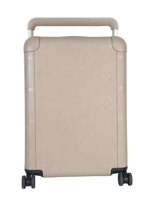 LOUIS VUITTON Tourterelle Monogram Empreinte Horizon 55 - Beige