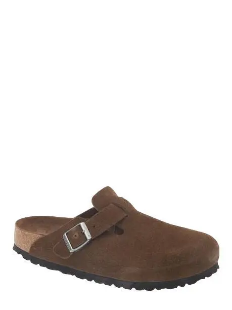 BIRKENSTOCK Boston Soft Footbed Clog - Carafe Suede