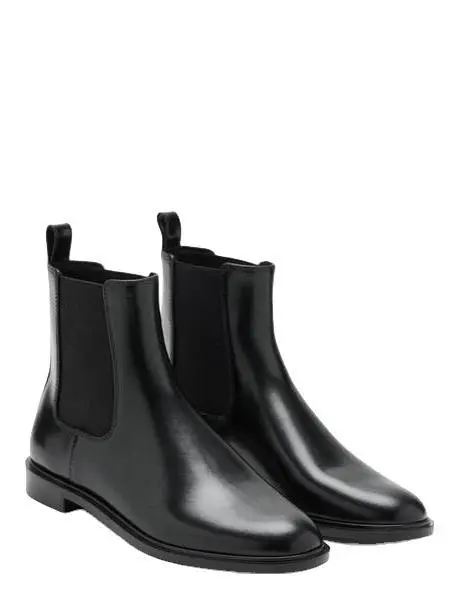Mango Chelsea Boot - Black