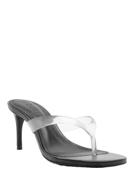Schutz Roslyn Stiletto Heel Sandals - Black