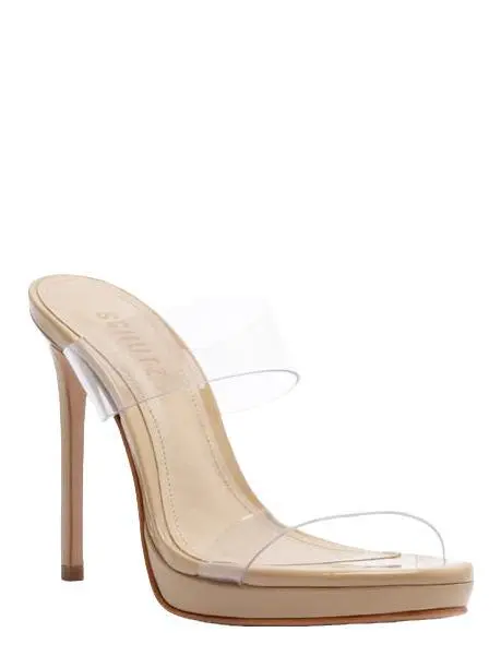 Schutz Ariella Platform Sandal - Beige