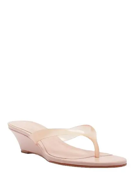 Schutz Roslyn Wedge Sandal - Cotton Candy