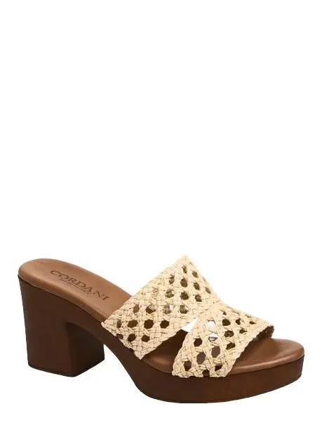 Cordani Wylie Jute Platform Clog - Natural Raffia