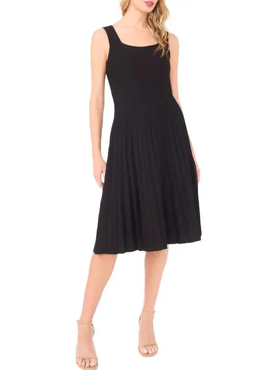 Halogen Sleeveless Knit Drop-waist Dress - Rich Black