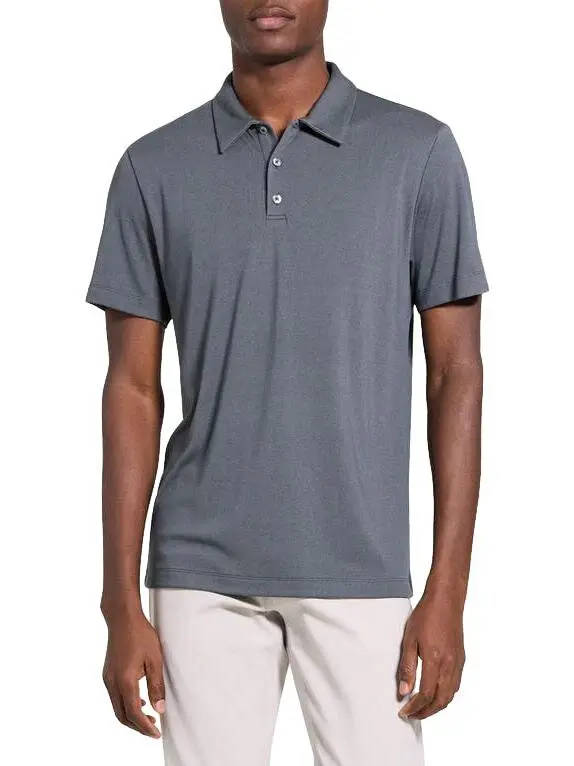 Theory Bron C. Anemone Polo - Carbon - Bax