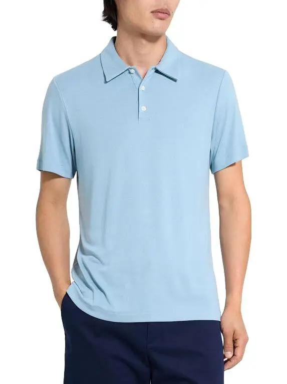 Theory Bron C. Anemone Polo - Ocean Air