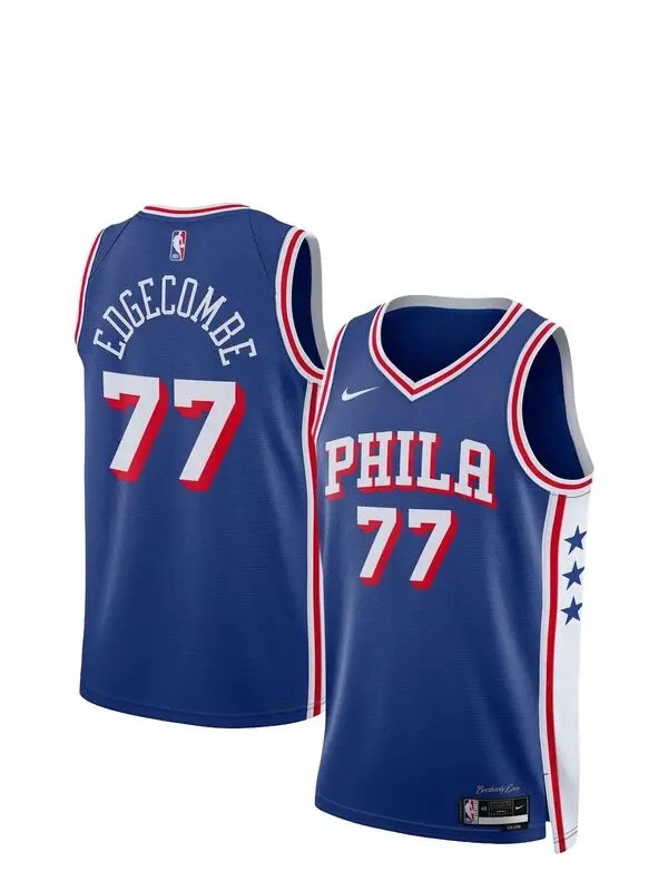 Nike Vj Edgecombe Philadelphia 76ers Icon Edition Swingman Jersey - Royal