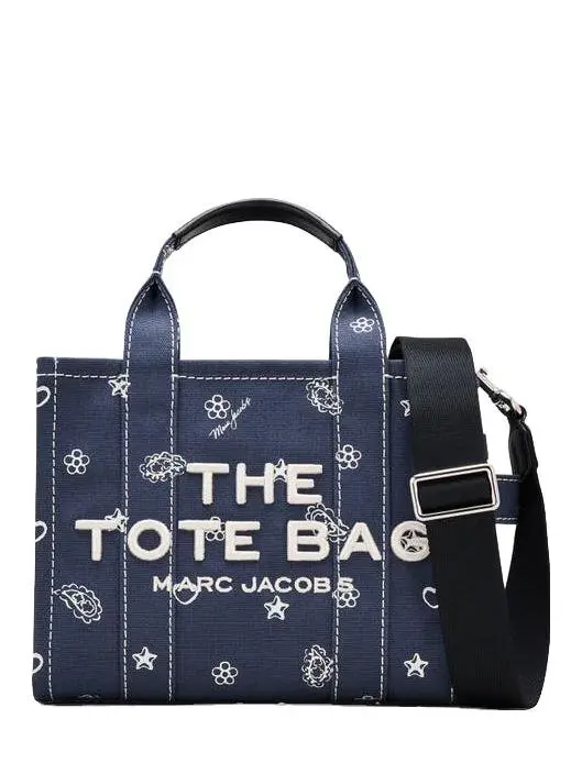 Marc Jacobs The Small Canvas Tote - Navy Multi