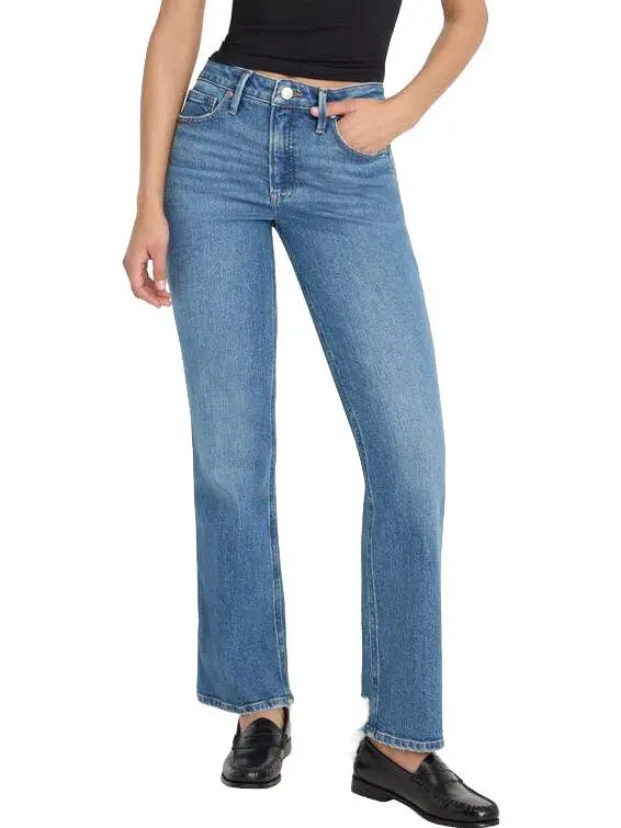 Good American High Waist Kick Flare Jeans - Indigo1212