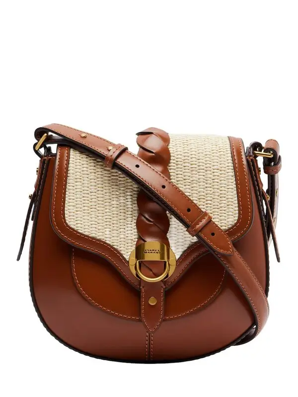 Isabel Marant Altay Small Leather Crossbody Bag - Brown