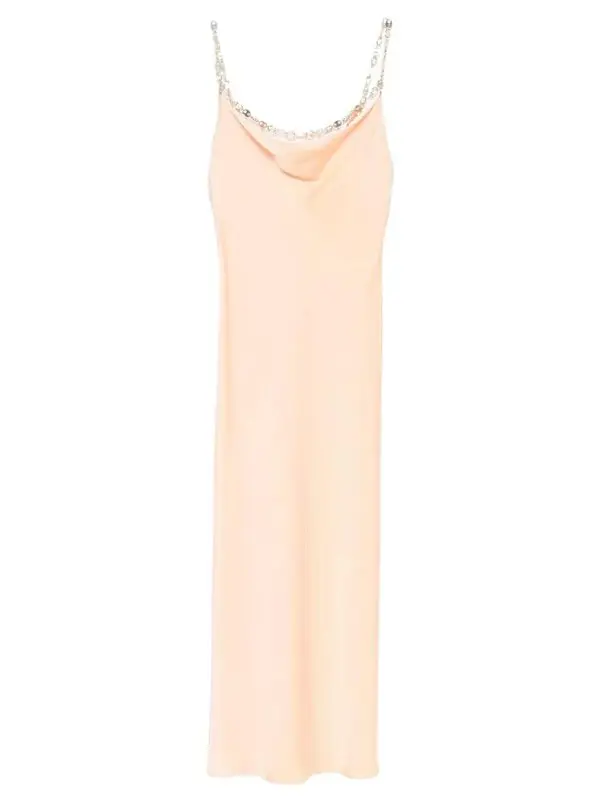 Rabanne Chain-strap Midi Dress - Pink