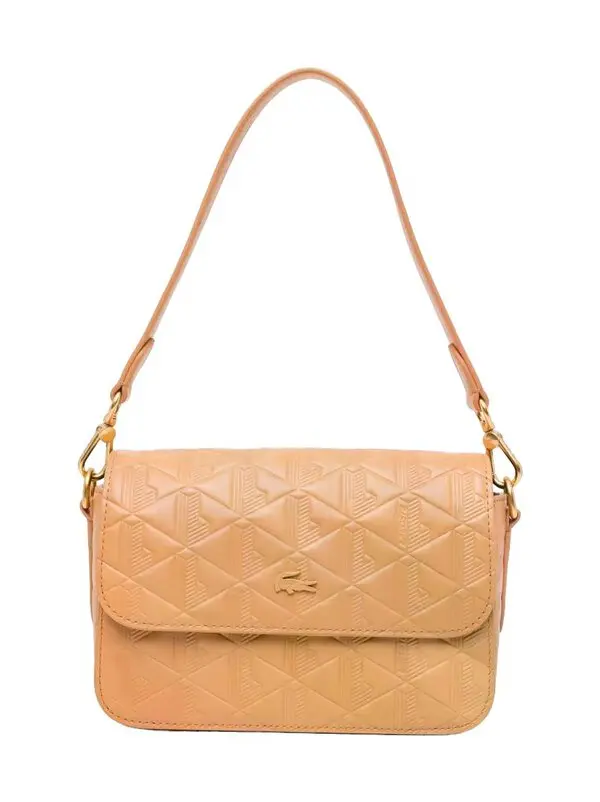 Lacoste Monogram Flap Bag - Neutrals