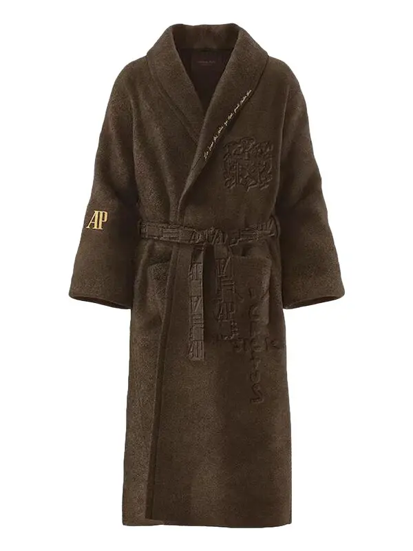 CACTUS JACK BY TRAVIS SCOTT Cactus Jack X Audemars Piguet Logo Plush Robe - Brown