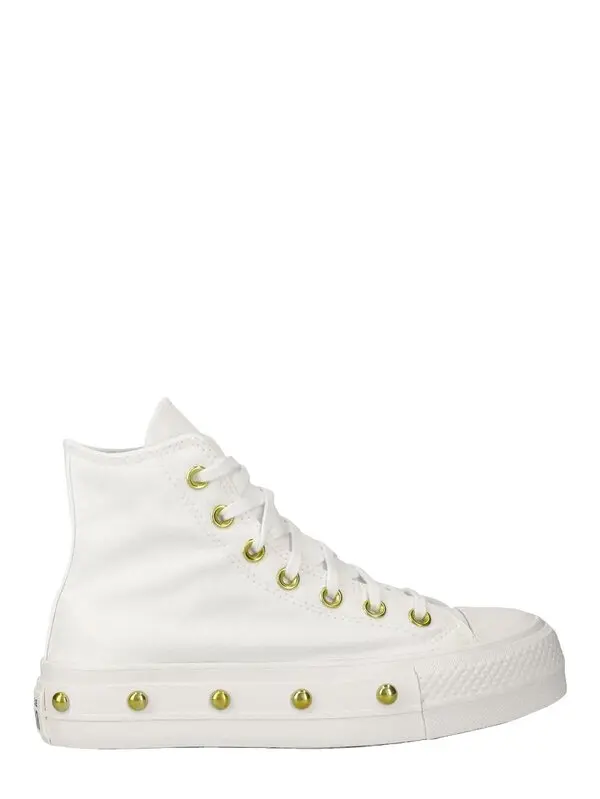 CONVERSE Chuck Taylor All Star Studded Lift Platform - White