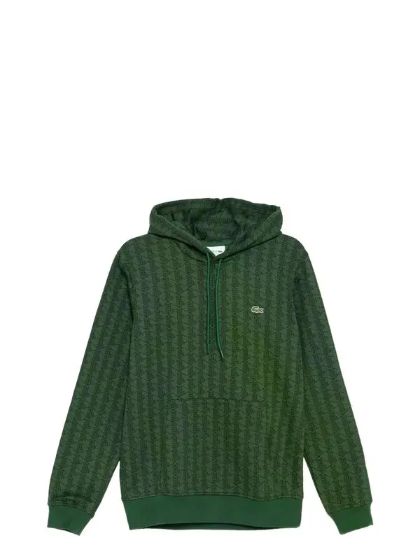Lacoste Logo-patch Hoodie - Green