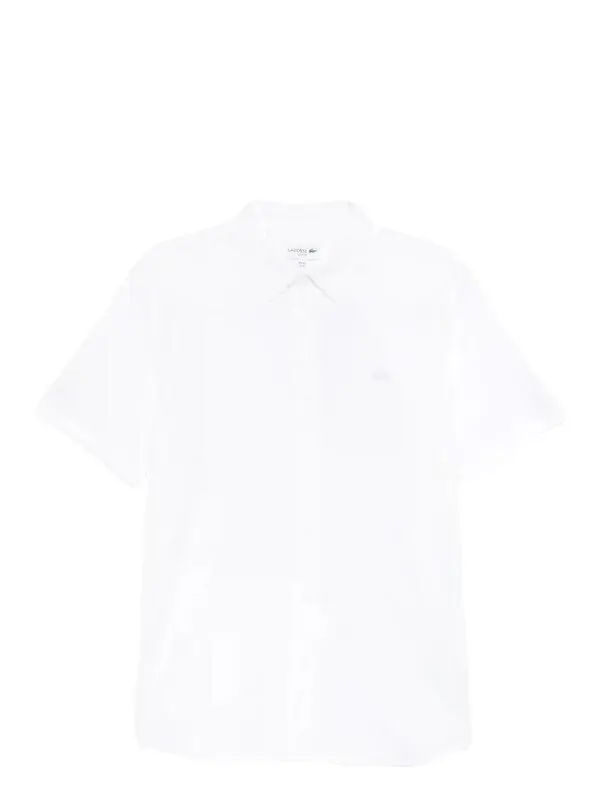 Lacoste Logo-embroidered Shirt - White