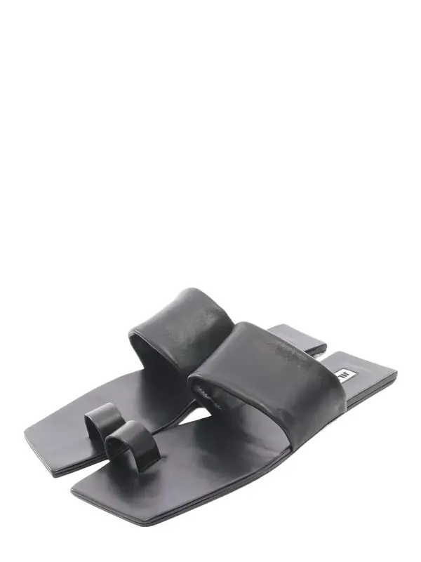 JIL SANDER Thong Band Sandals - Black