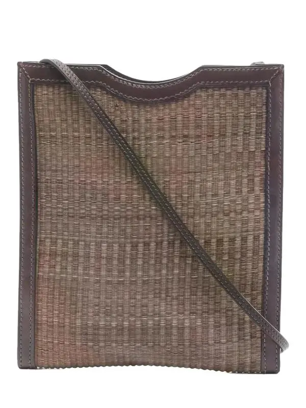 Hermès 2005 Onimetu Woven Tote Bag - Brown