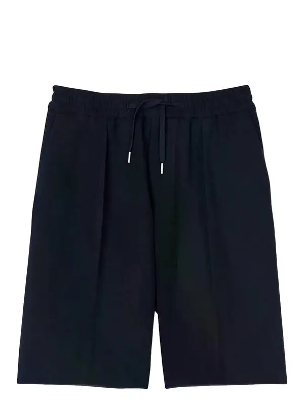 Sandro Jersey Bermuda Shorts - Blue