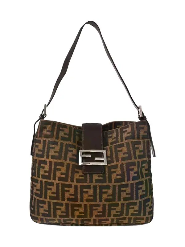 Fendi 2000 Zucca Shoulder Bag - Brown