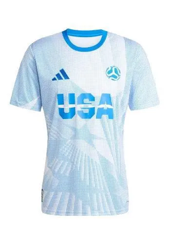 Adidas Usa Jersey - White/glow Blue