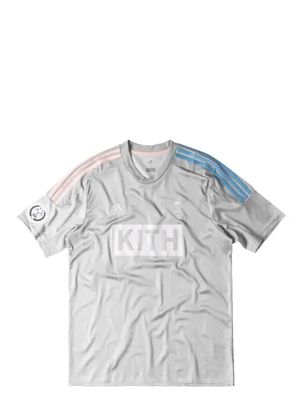 Kith Adidas Soccer Flamingos Away Game Jersey - Grey