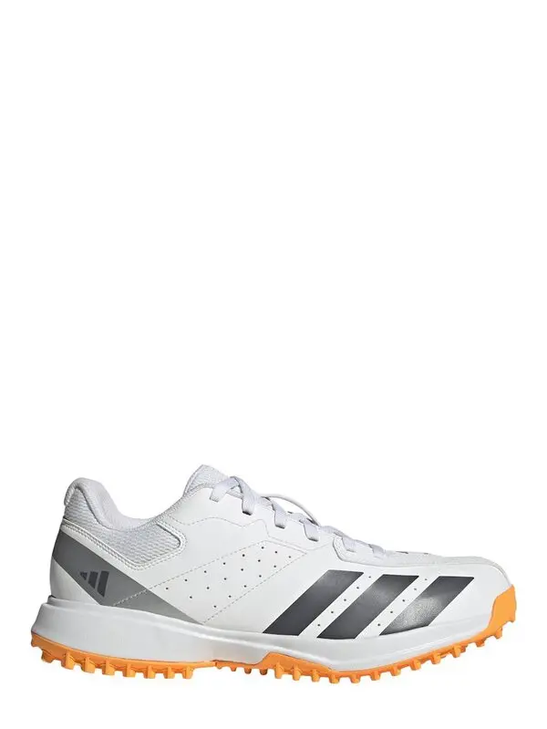 Adidas Howzat Spikeless Cricket Shoes - Cloud White/aurora Onix/lucid Tangerine