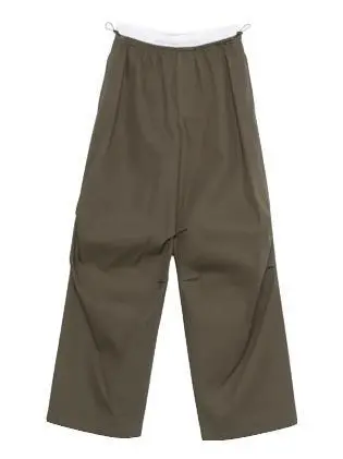 Alexander Wang Articulated Knee Mid-rise Pants - Army Green