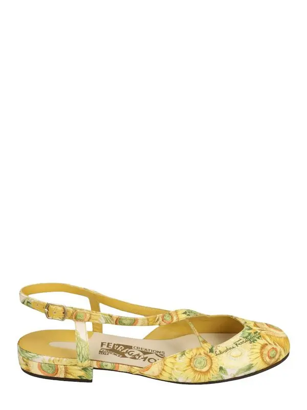 FERRAGAMO Oxalia Archive Limited Edition 1950s Flats - Multicolor