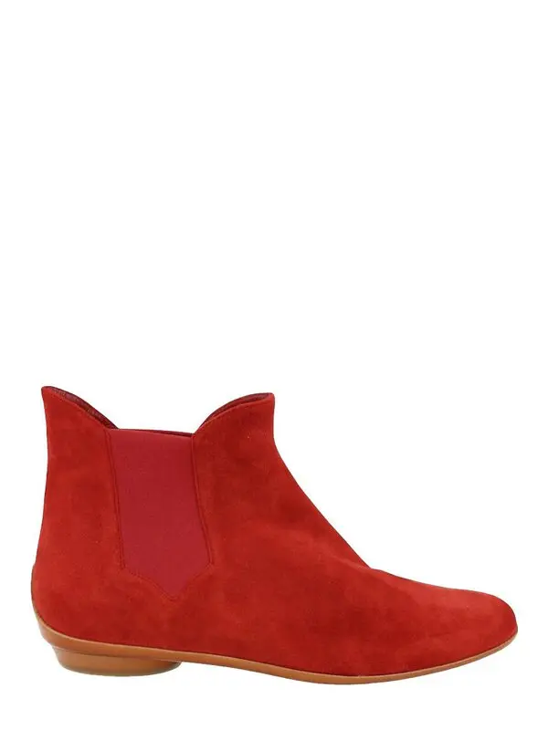 FERRAGAMO Montana Archive Limited Edition 1960s Chelsea Boots - Red