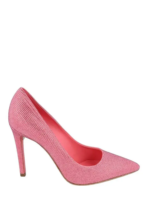 FERRAGAMO Ilary X5 Crystal Embellished Pumps - Light Pink
