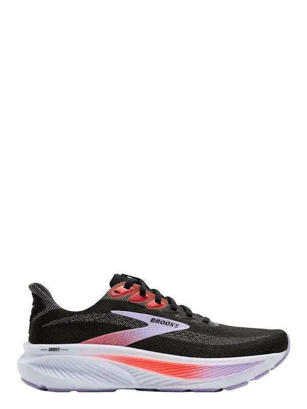 Brooks Ghost 17 - Black/purple/coral