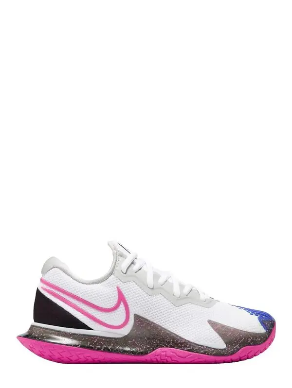 Nike Court Air Zoom Vapor Cage 4 Paint Splatter - White/sapphire/hot Lime
