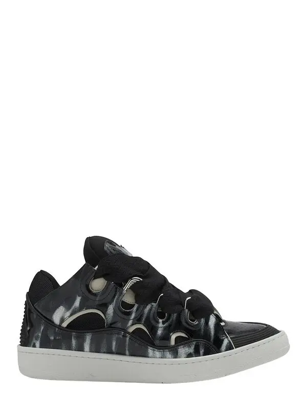 LANVIN Leather Curbin - Black/white
