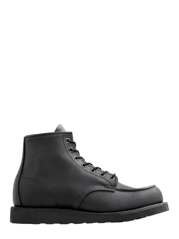 Red Wing Classic Moc 6-inch Boots - Black Harness Leather