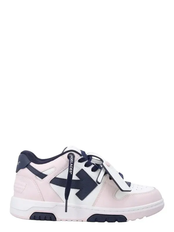 Off-White Out Of Office Ooo Low-top Sneakers - Pink/dark Blue
