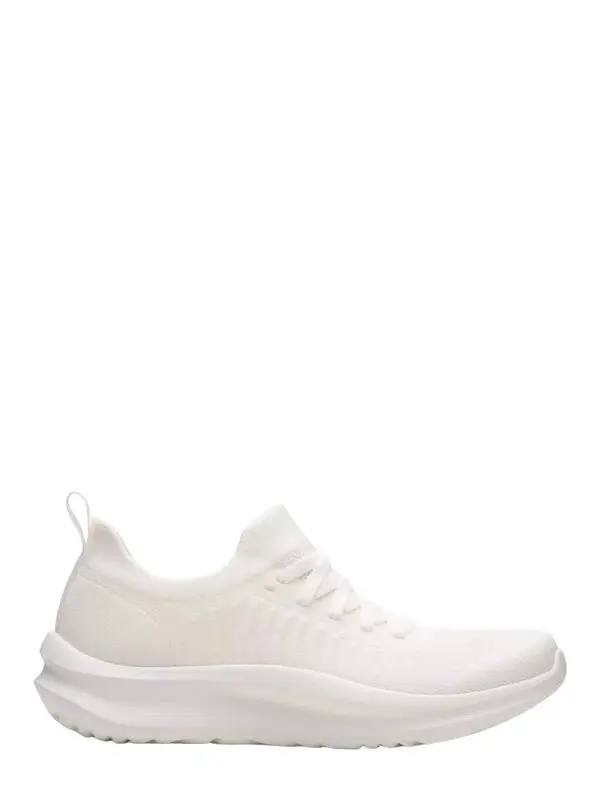 Clarks Solevana Lace Up Sneakers - White