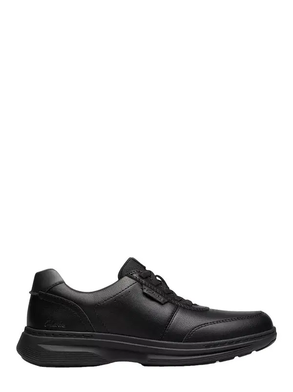 Clarks Leather Lace-up Casual Shoe - Black Leather