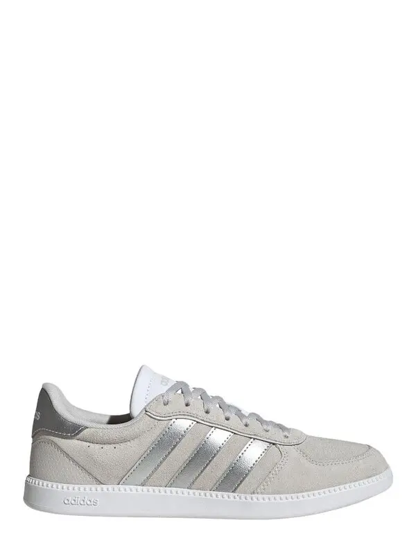 Adidas Breaknet Sleek Sneakers - Grey One/silver Metallic/cloud White