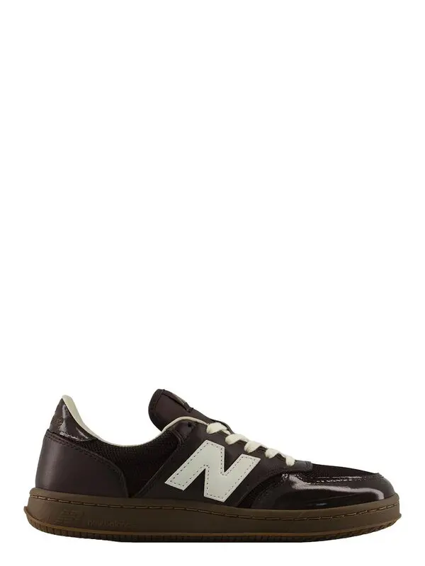 NEW BALANCE T500in Lace Up Sneakers - Black Coffee/sea Salt